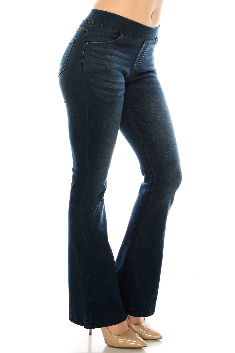 Denim Flare Jeggings – ShopTheBerryPatchBoutique
